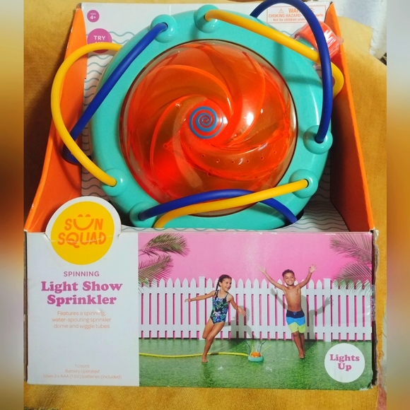 Toys | Sun Squad Wet Wild Light Sprinkler | Poshmark